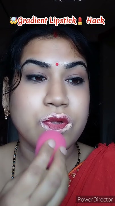 🤯gradient Lipstick💄 Hack Shorts Youtubeshorts Makeup Makeuphacks