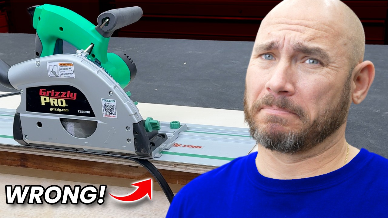 I'm Not Mad, Just Disappointed… Grizzly Track Saw - YouTube