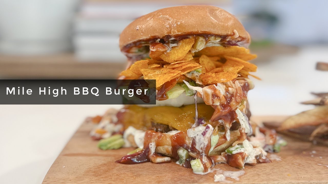 MILE HIGH BBQ BURGER - YouTube