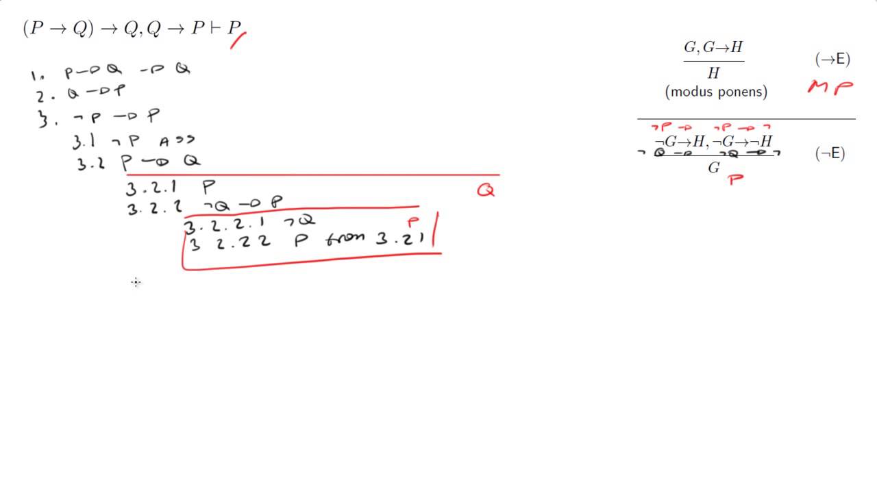 Natural deduction problem 03 - YouTube