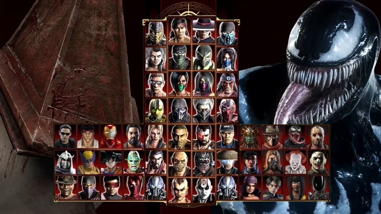 Mortal Kombat 9 - PYRAMID HEAD & VENOM - Expert Tag Ladder - Gameplay ...