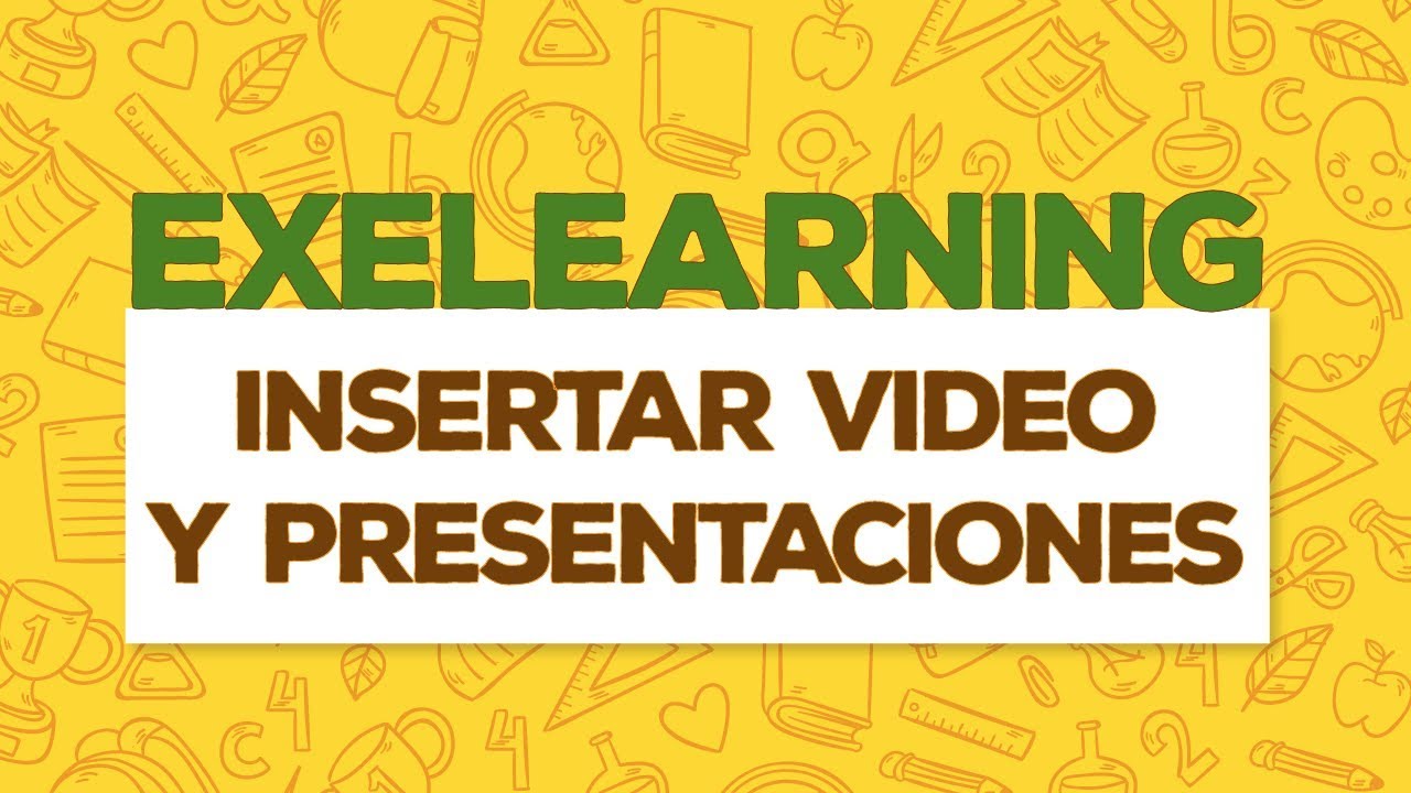 Insertar video y presentaciones en exelearning - YouTube
