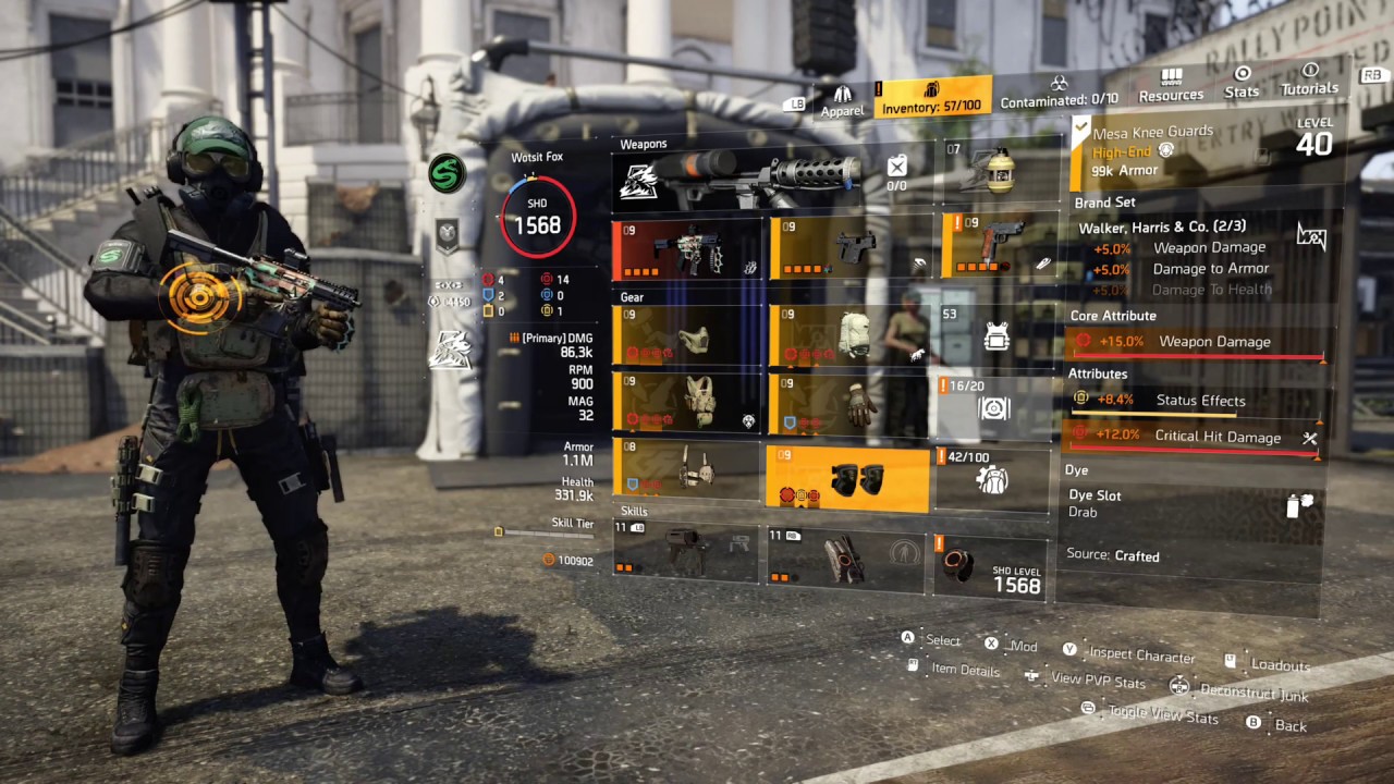 The Division 2 - Lady Death (and my build) is FILTH! I became a ...