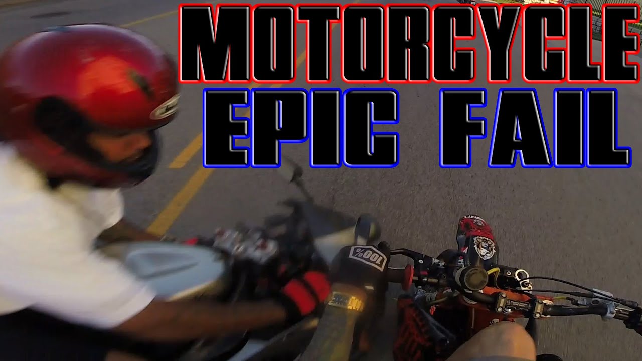 Biker INSANE Close Call Near DISASTER Supermoto VS Street Bike OOPS ...
