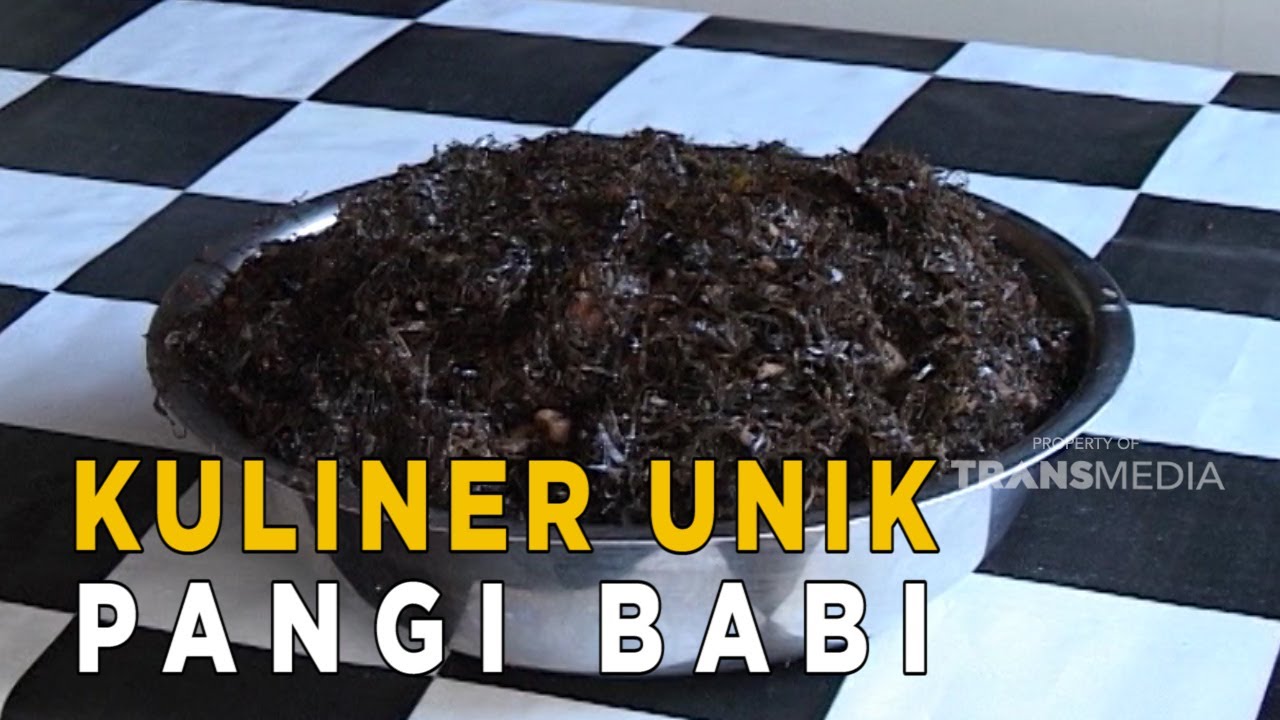 Pangi babi kuliner manado dengan tambahan darah babi segar sebagai ...