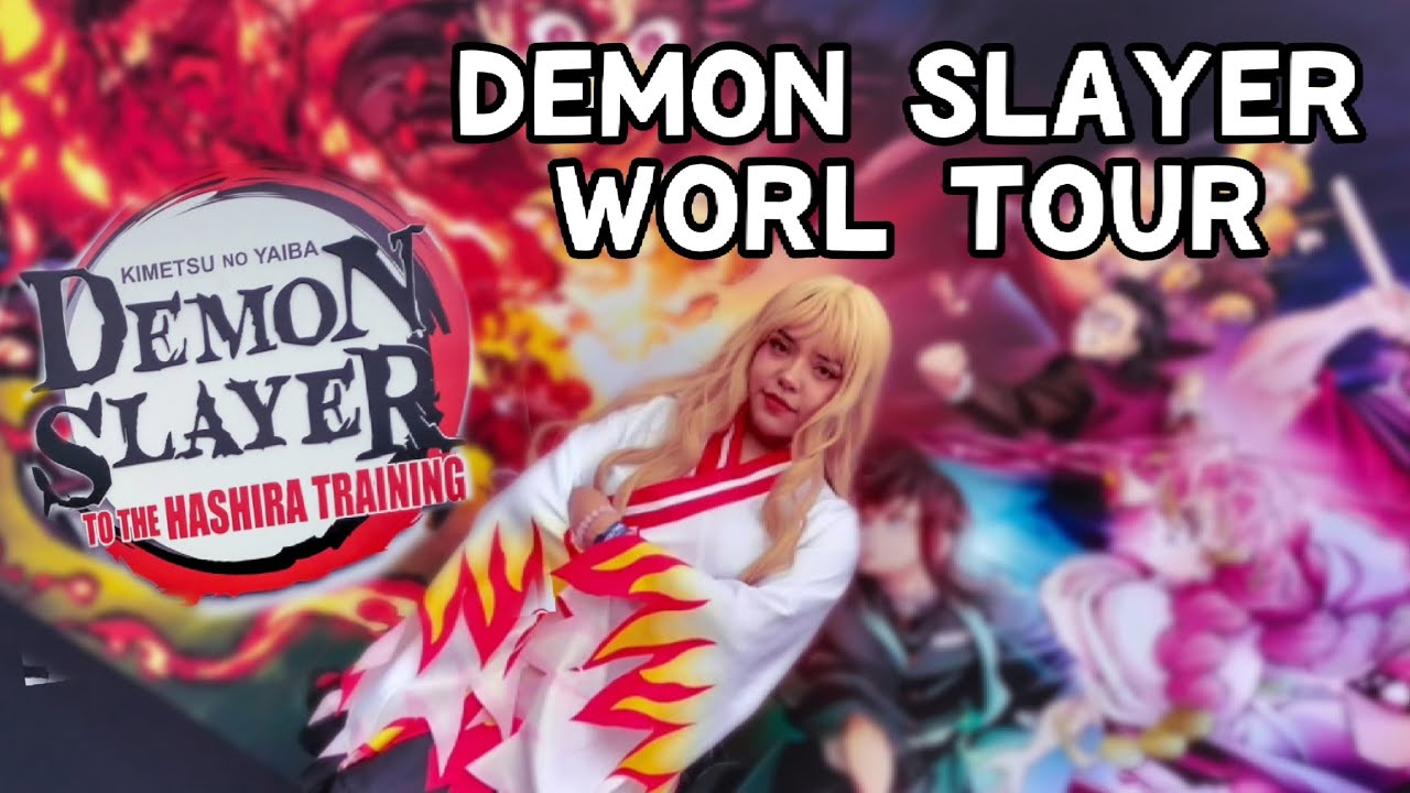 DEMON SLAYER WORLD TOUR TO THE HASHIRA TRAINING 🌊⚡🔥 - YouTube