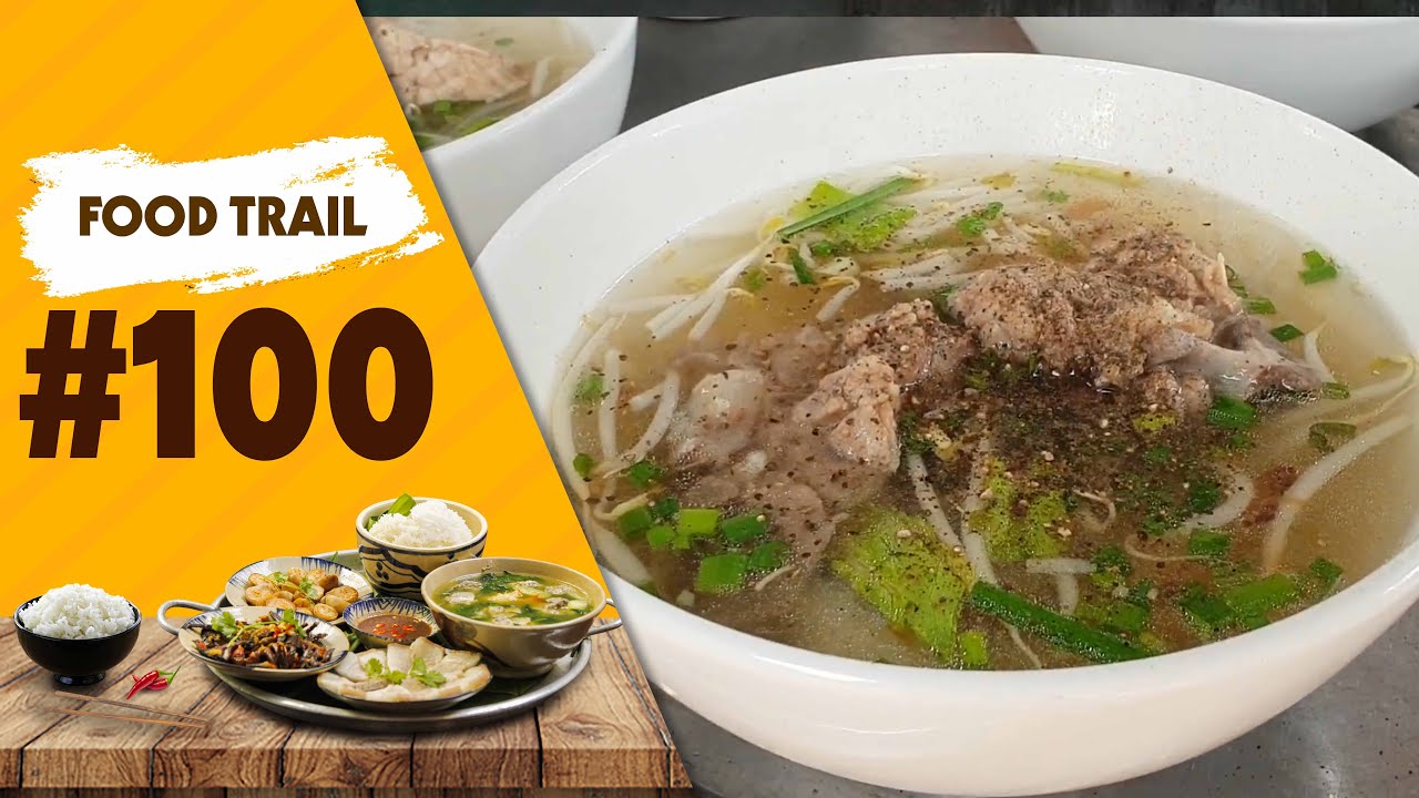 Food Trail #100 | Having kuy teav in such a romantic place is the best ...