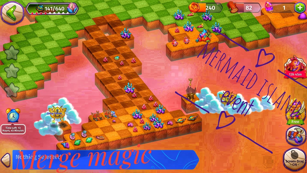 Merge Magic Mermaid island event part 2 - YouTube