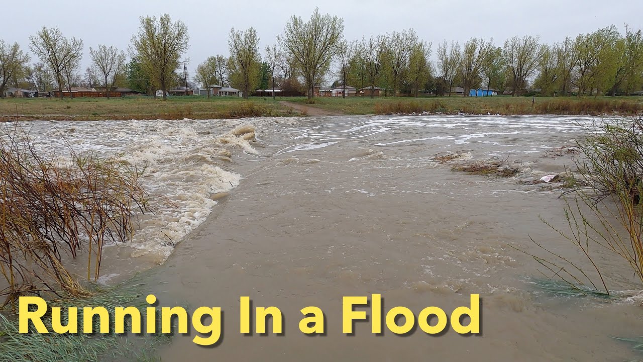I Ran Through a Flood (and you should, too) #running - YouTube