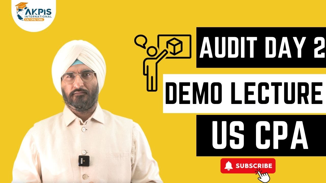 Mastering the US CPA Audit Section: Comprehensive Audit Lectures # ...