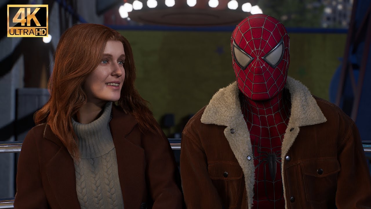 Photoreal Raimi Webbed Suit Saving Coney Island - Marvel’s Spider-Man 2 ...