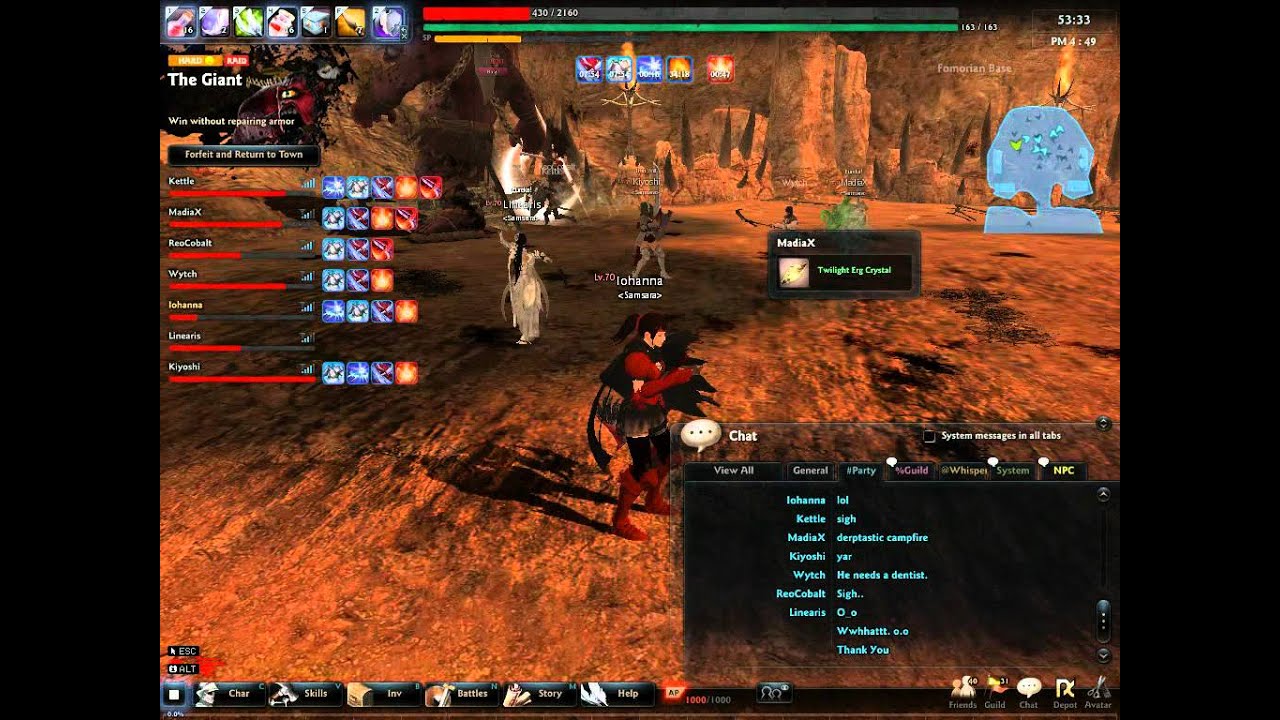 Vindictus (NA) - Titan Break Off (guide?) - YouTube