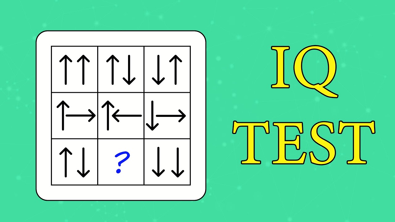 IQ test | geniuses should say in which direction the arrows should be ...
