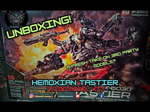 1/100 Hemoxian Tastier : Third Party Model Kit Unboxing!! - YouTube