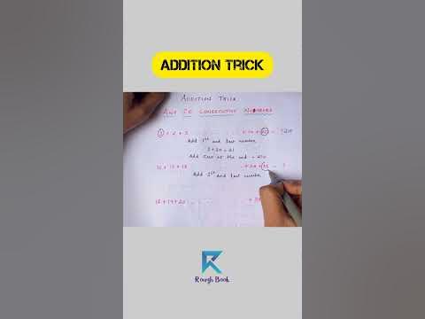 Addition Trick | Math Aptitude Trick #aptitude #mathtrick - YouTube