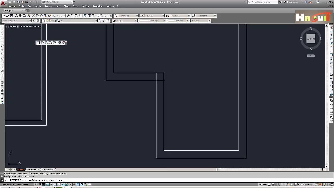 DIBUJAR MUROS EN AUTOCAD CON POLILINEAS Y LINEAS EXTRUSION - YouTube