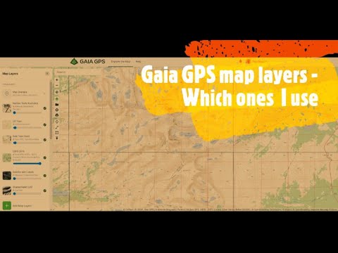 Gaia GPS map layers - Which ones I use - YouTube