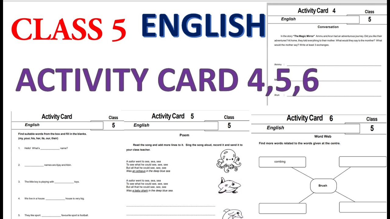 CLASS 5 ENGLISH ACTIVITY CARD 4 5 6 KERALA SYLLABUS class-5-english-activity-card-4-5-6-kerala-syllabus