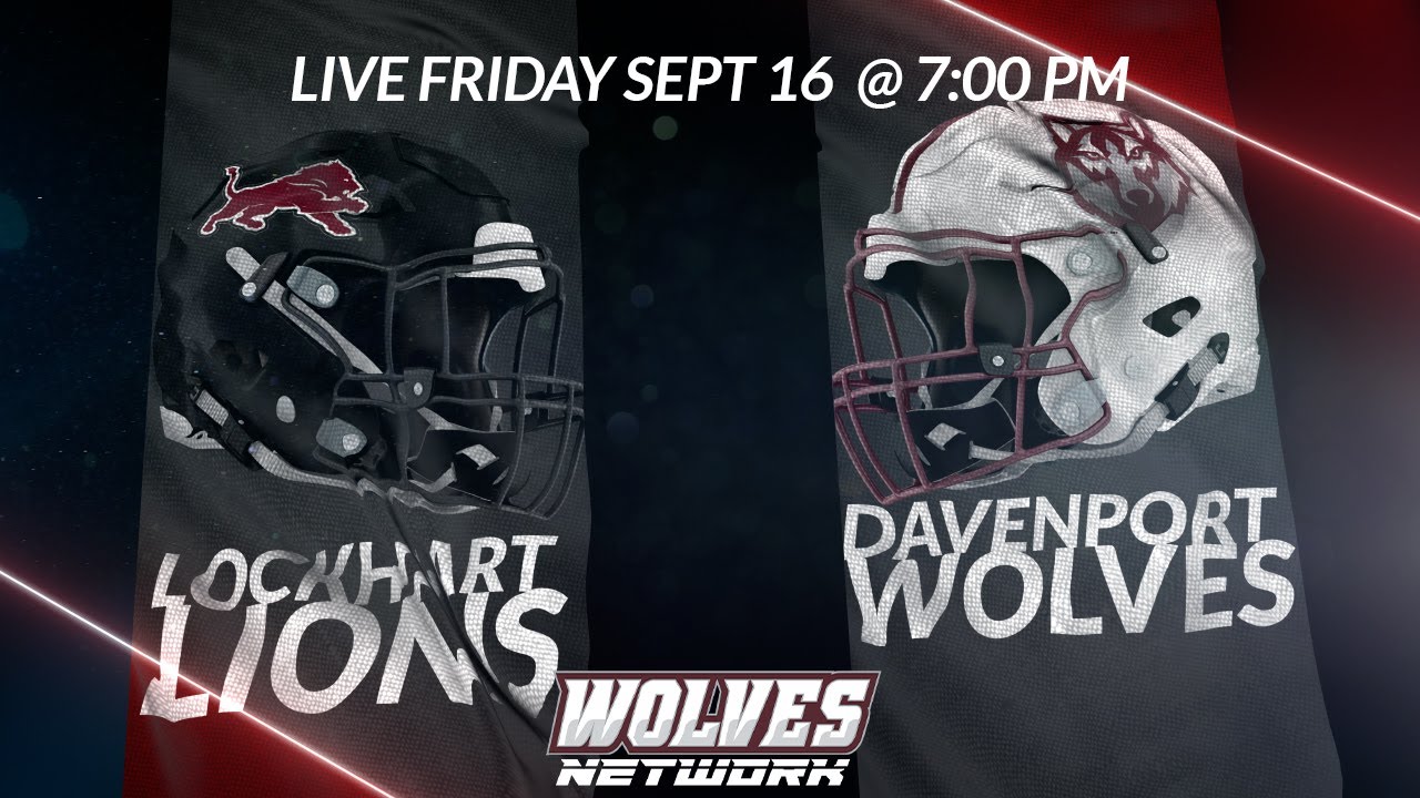 2022 Wolves Football - Lockhart Lions vs Davenport Wolves - YouTube