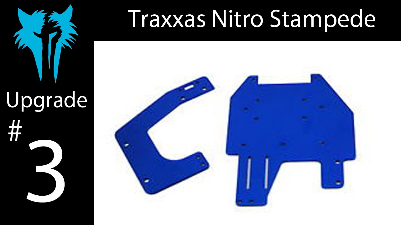 Alpha(Master)-Nitro Stampede-Level 3 Upgrade: Aluminum Chassis Plates ...