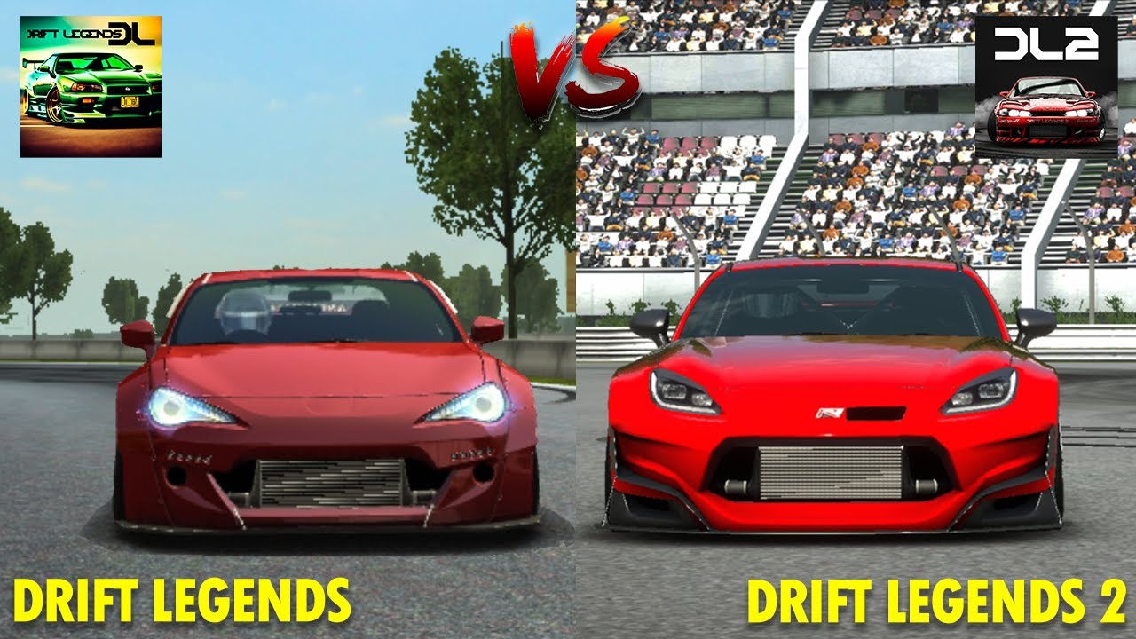DRIFT LEGENDS VS DRIFT LEGENDS 2 - Comparison - YouTube