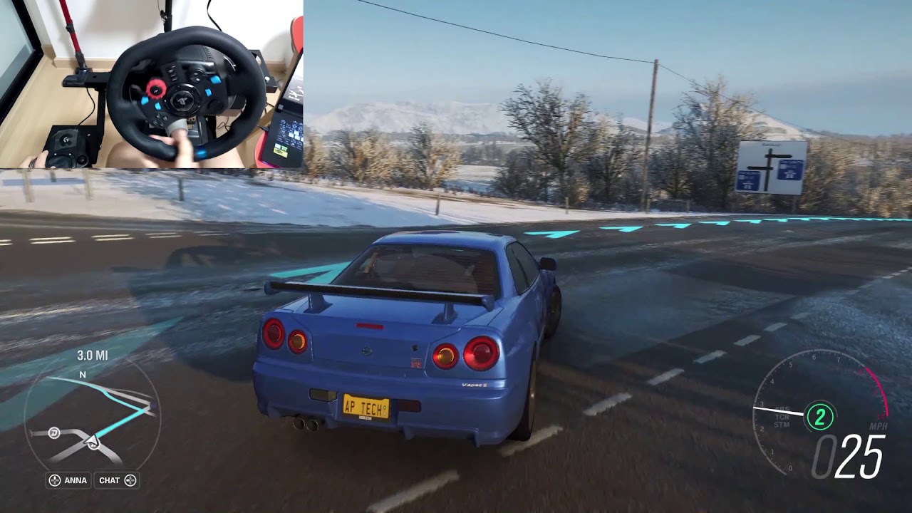 Nissan GTR Forza Horizon 4 | Logitech G29 Steering Wheel | Nvidia ...