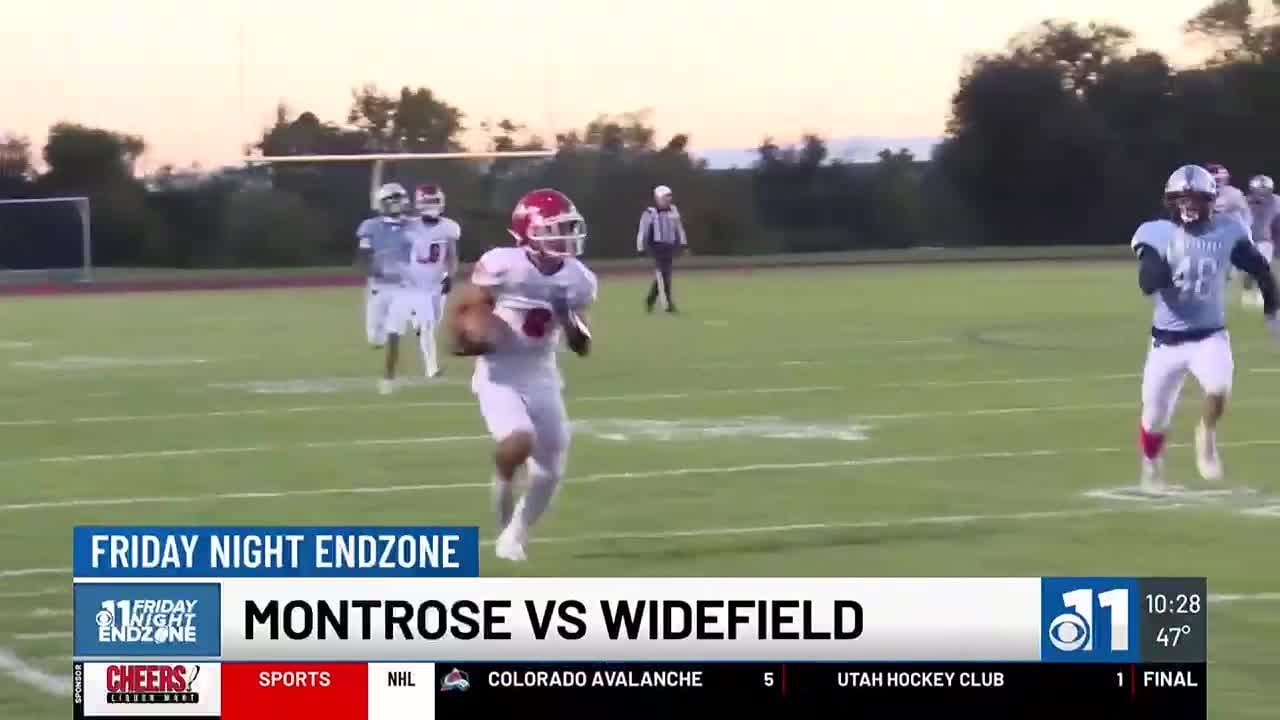 Montrose vs Widefield Colorado High School Football Highlights - YouTube
