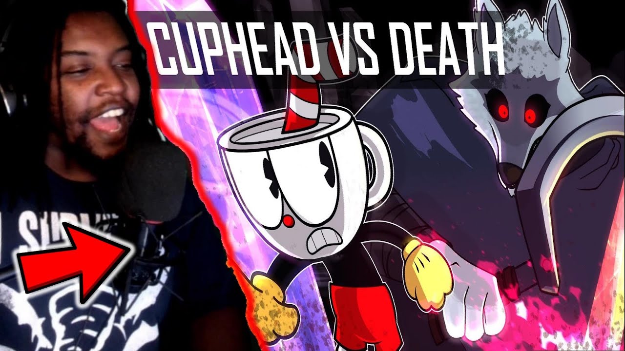 CUPHEAD VS DEATH (BOSS BATTLE ANIMATION) MORØ Productions / DB Reaction ...