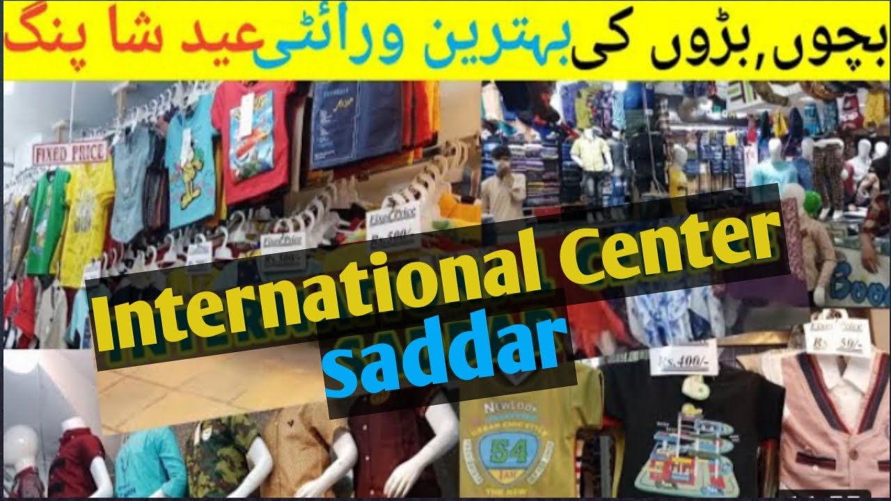 International Center Saddar Karachi| Saddar Market Eid shopping Sale ...