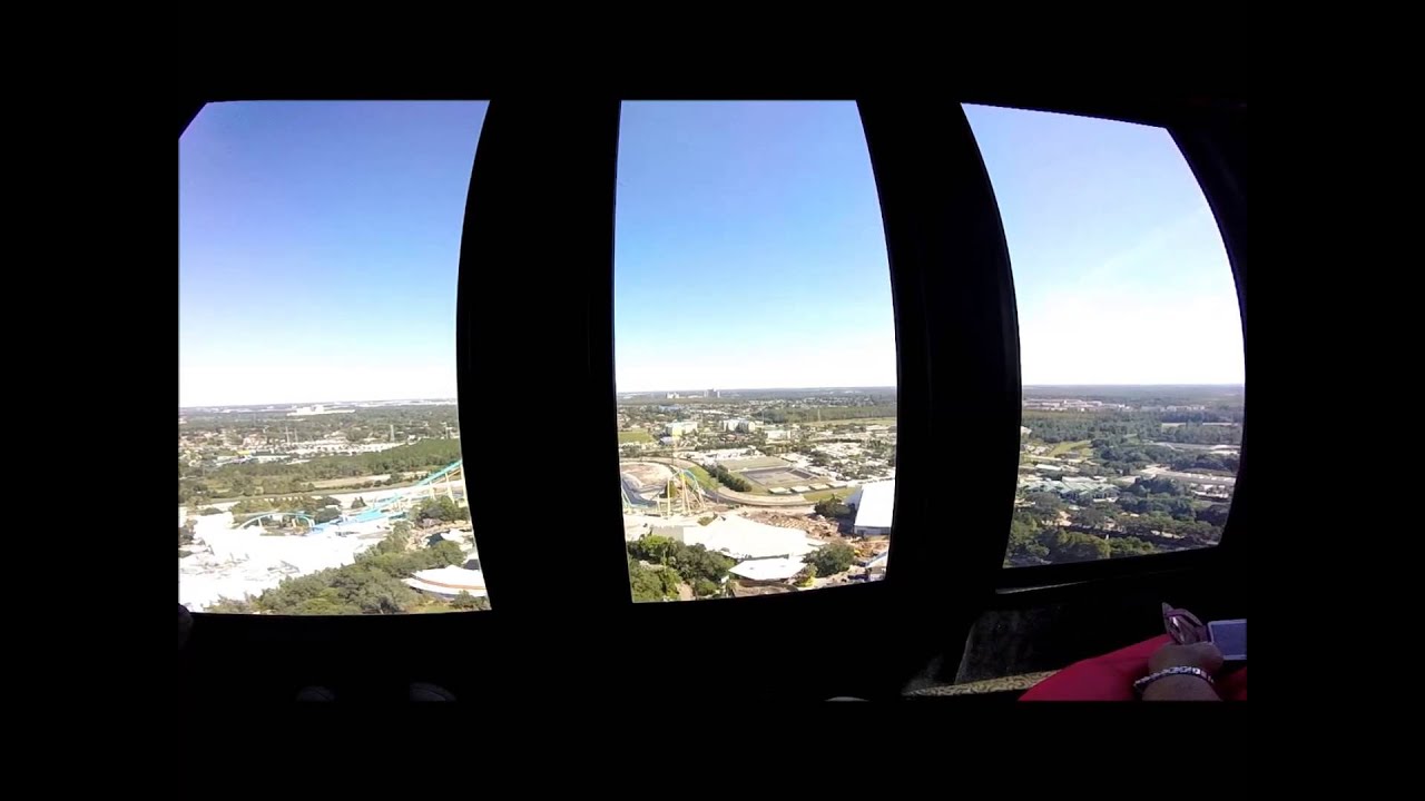 Sky tower full ride, Sea World, Orlando Florida - YouTube