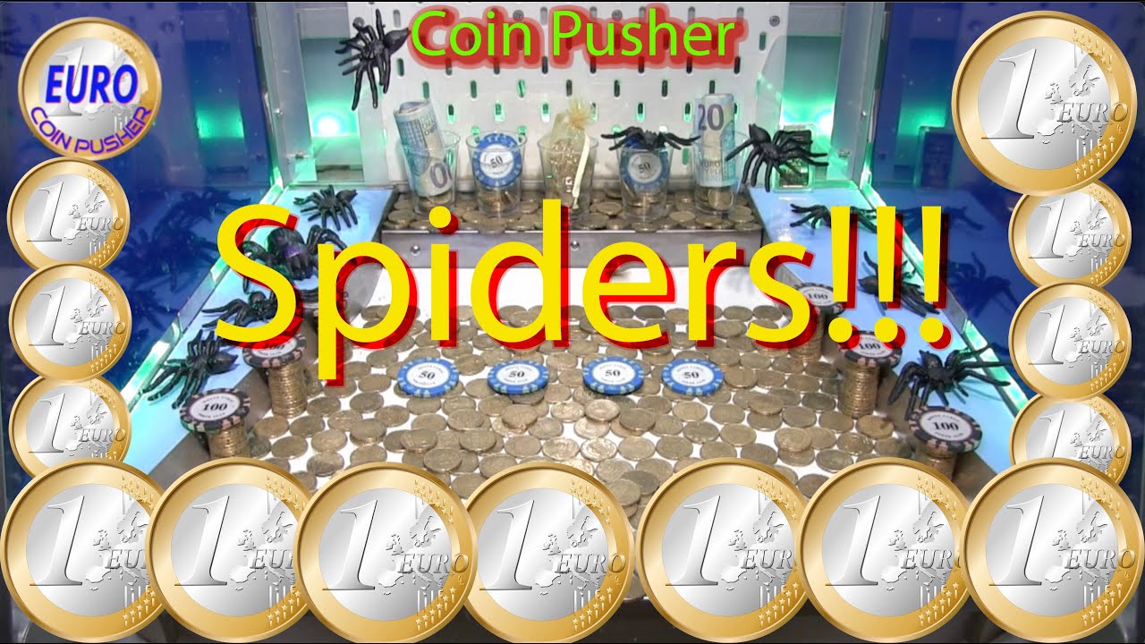 Watch out, Spiders!!!!! - Euro Coin Pusher Episode 78 - YouTube