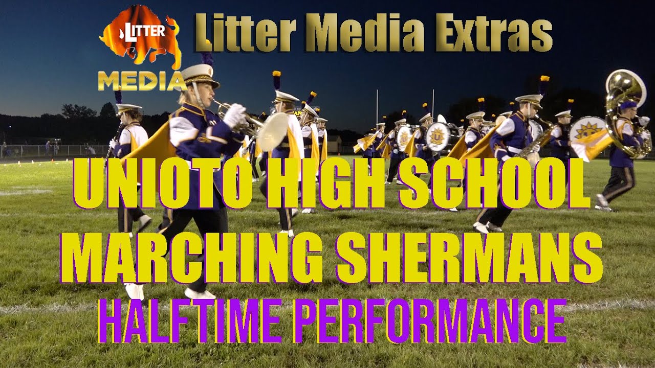 Litter Media Extras: Unioto High School Marching Shermans Halftime ...