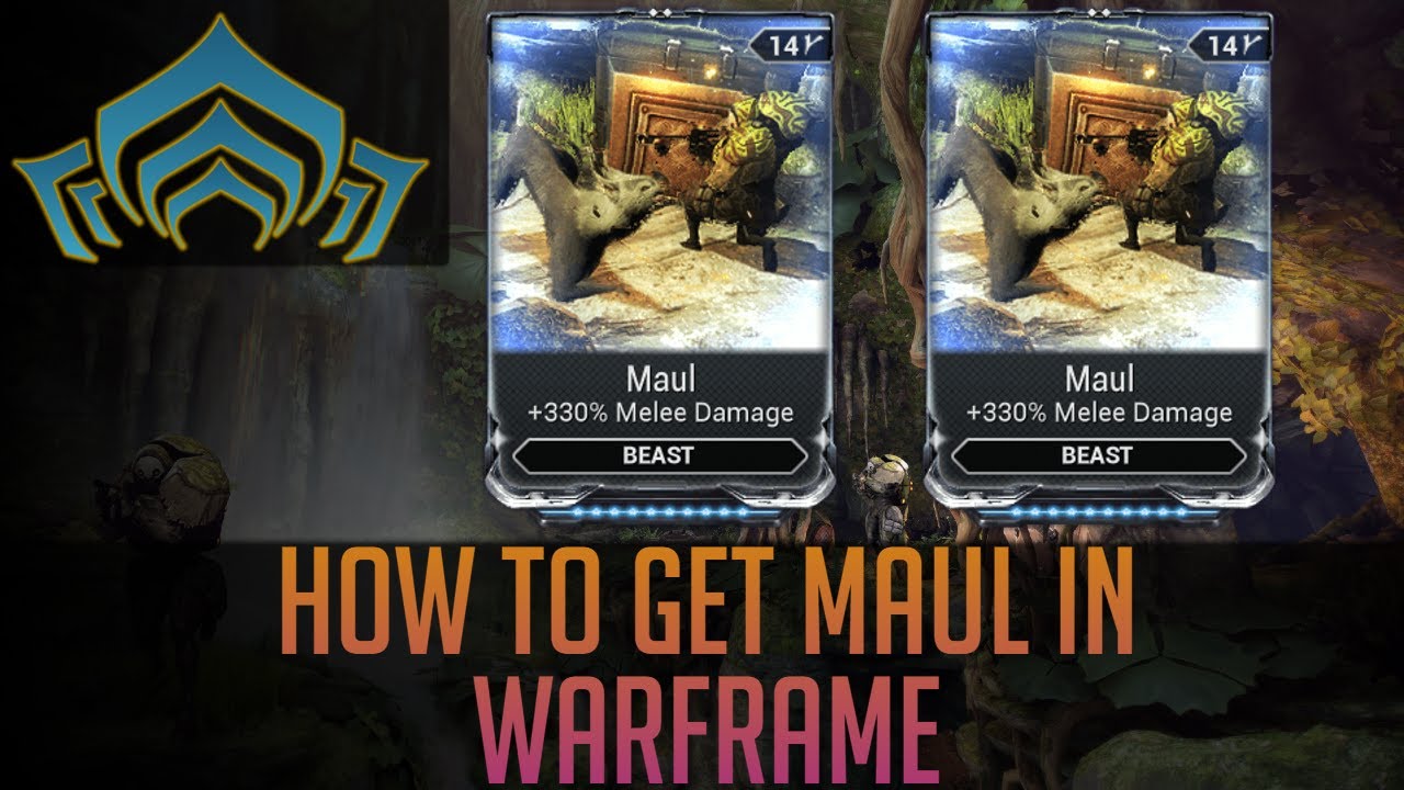 How to get Maul in Warframe - YouTube