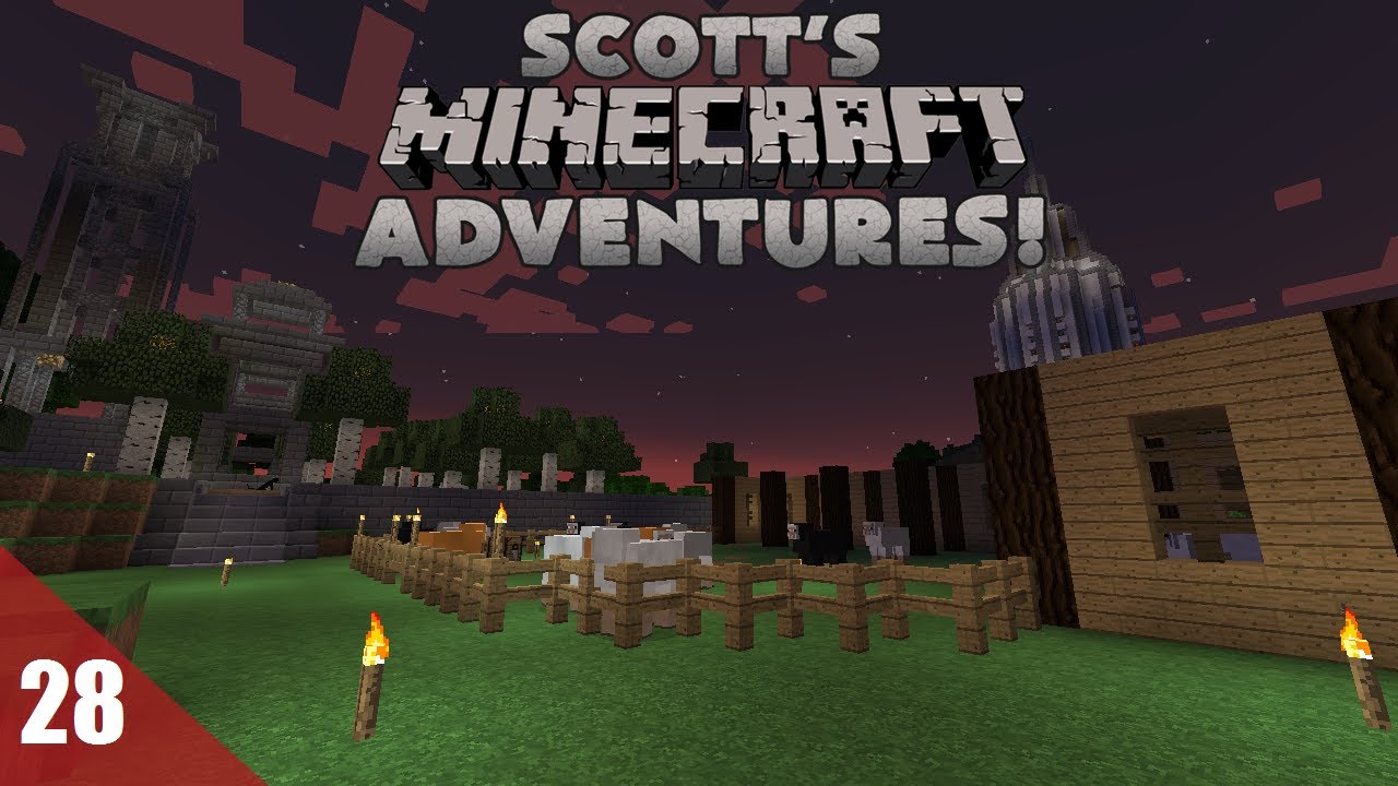 Scott's Minecraft Adventures! - Episode 28 | Sheep Games - YouTube