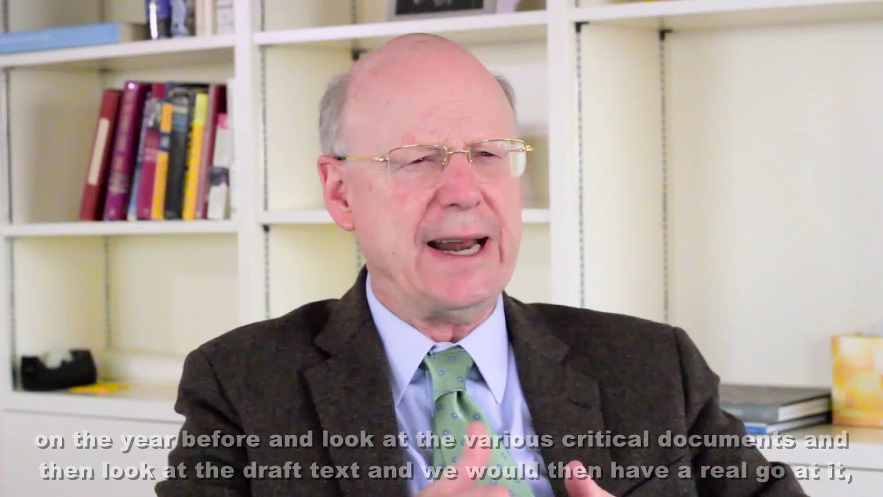 Steven. C. Rockefeller on the story of the Earth Charter drafting ...