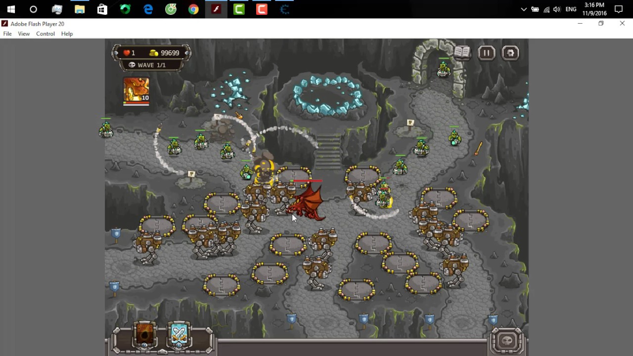 kingdom rush frontiers - last level - cheat engine 6.6 - YouTube
