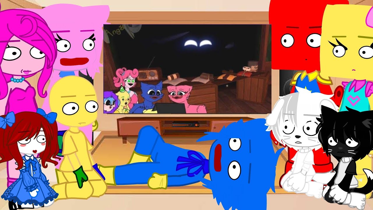 Poppy Playtime w/ Maxwell Cat React To Toy's Meeting Jeff Shop ...