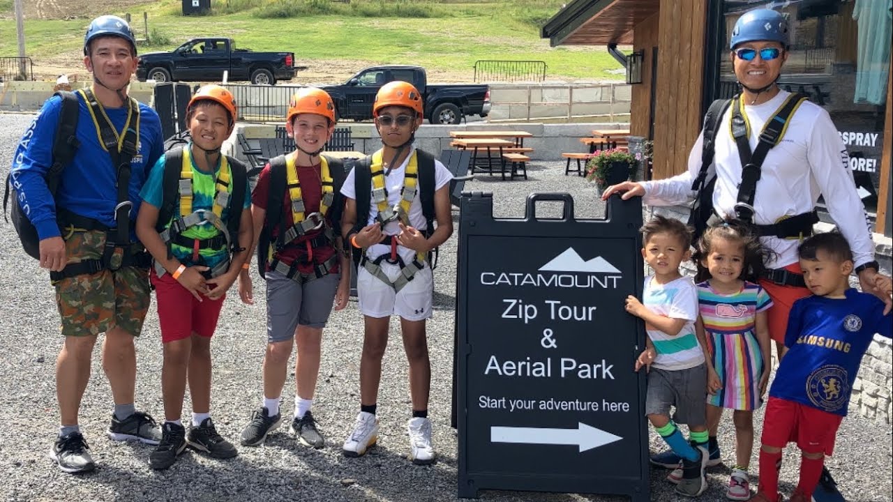 Catamount zipline - YouTube