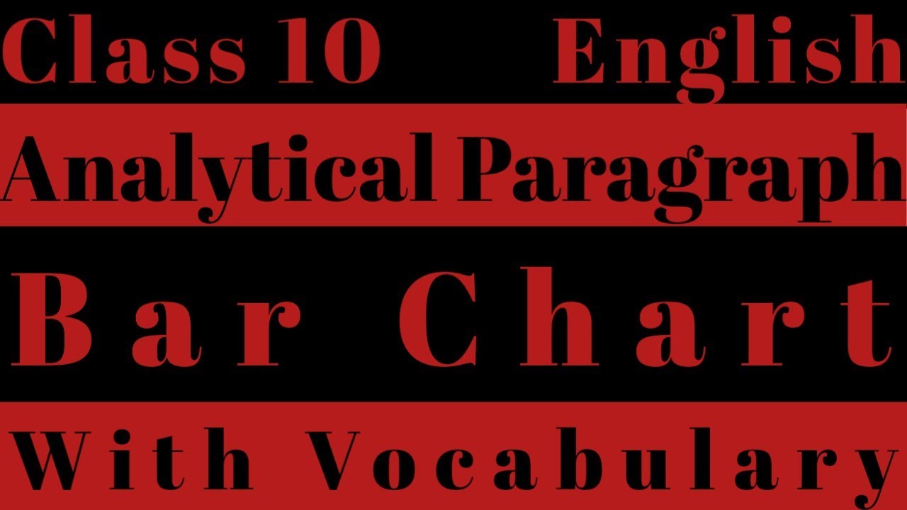 Analytical Paragraph Bar Chart | Class 10 English Writing Skill | Bar ...
