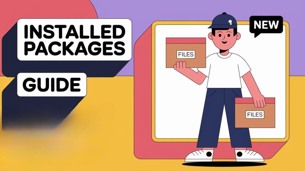How to List All Installed Packages [GUIDE] - YouTube