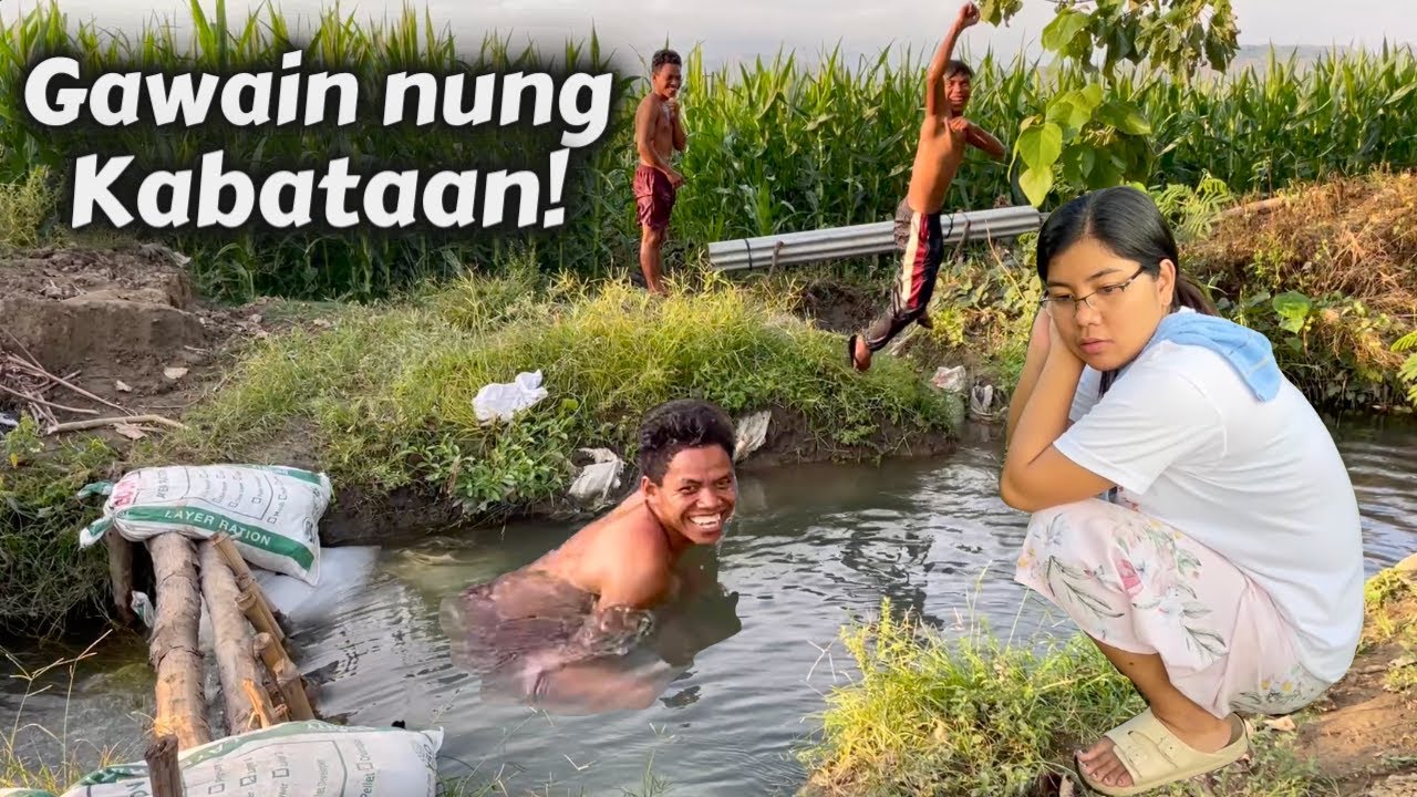 Naligo sa Canal sa Bukid! Buhay sa Bukid | ROMALYN VLOGS - YouTube