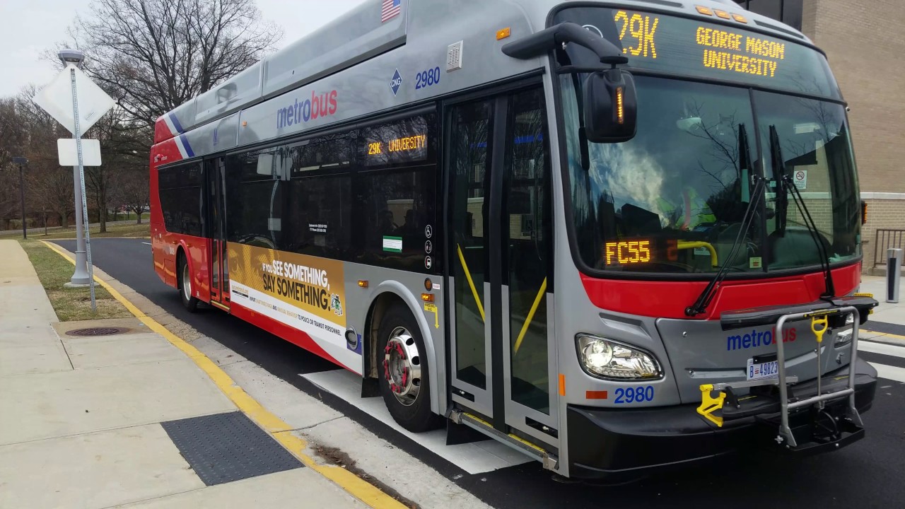 WMATA 2016 New Flyer XN40 #2980 route 29K - YouTube