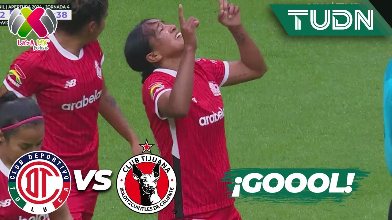 ¡DESCUENTAN! Mitsy Ramirez marca de cabeza | Toluca 1-2 Tijuana | Liga ...
