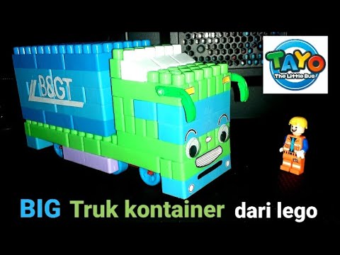 Lego truk kontainer BIG Tayo // Tayo BIG container truck from lego ...