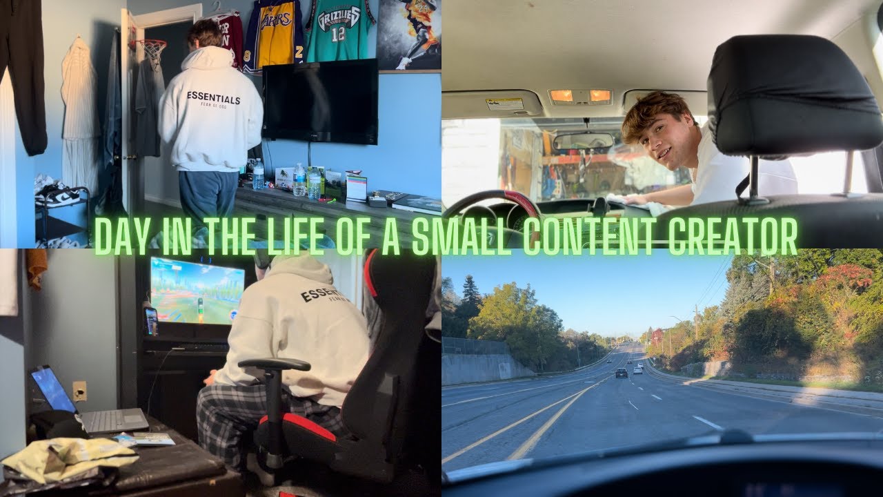 UPDATED DAY IN THE LIFE OF A SMALL CONTENT CREATOR (BMAN EDITION) - YouTube