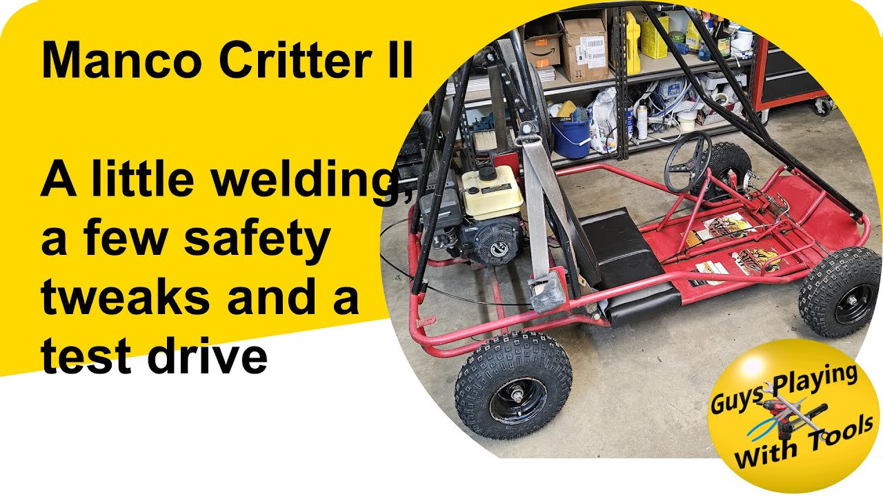 Manco Critter II. A few minor changes, a little welding and she's ready to go. - YouTube