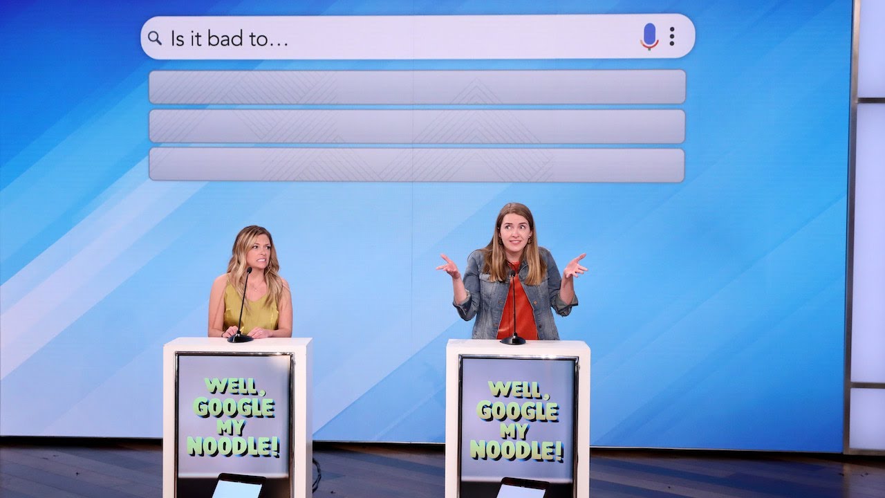 Fans Predict Search Suggestions in 'Well, Google My Noodle' - YouTube