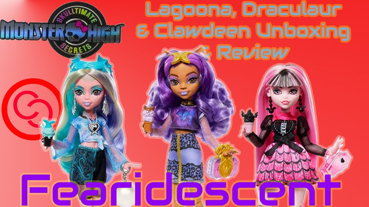 Monster High Skulltimate Secrets Fearidescent Unboxing Part One - YouTube