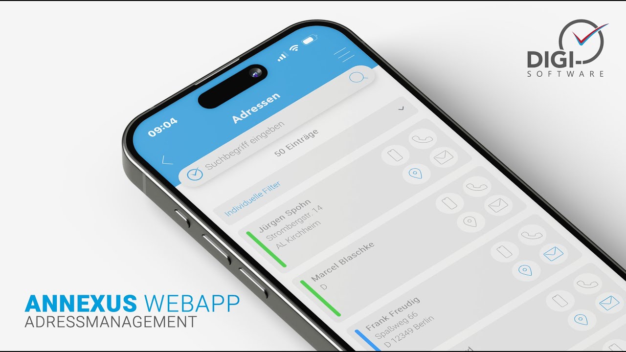 ANNEXUS WebAPP Adressmanagement | DIGI-SOFTWARE - YouTube