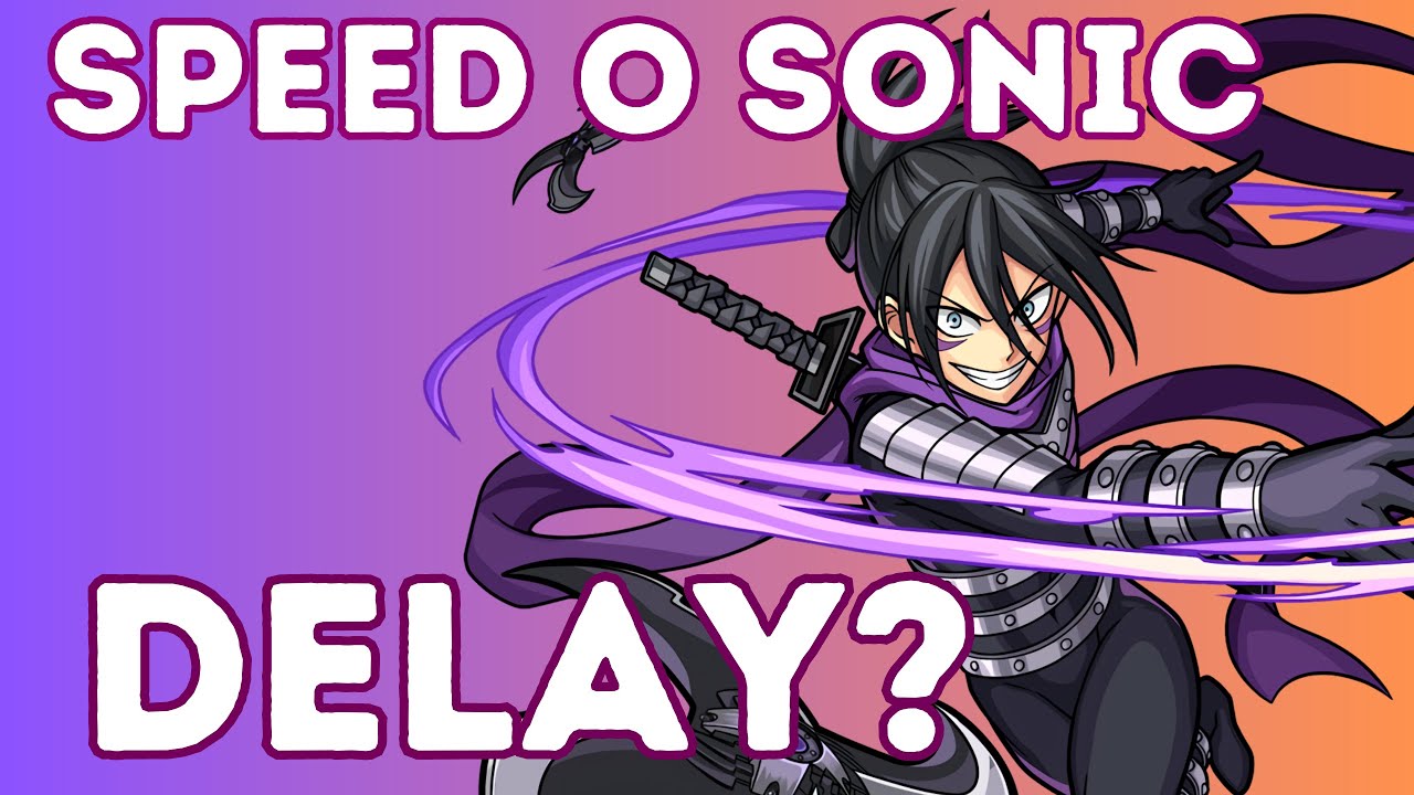 Why is SPEED O SONIC getting DELAYED? Saitama battleground - YouTube